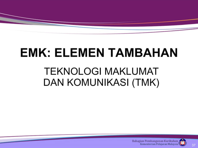 Elemen Merentas Kurikulum EMK | PPT