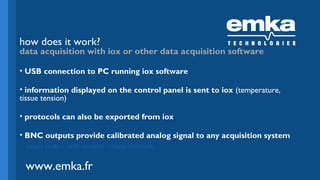emka TECHNOLOGIES - isolated organs - emkaBATH4 tissue bath system | PPT