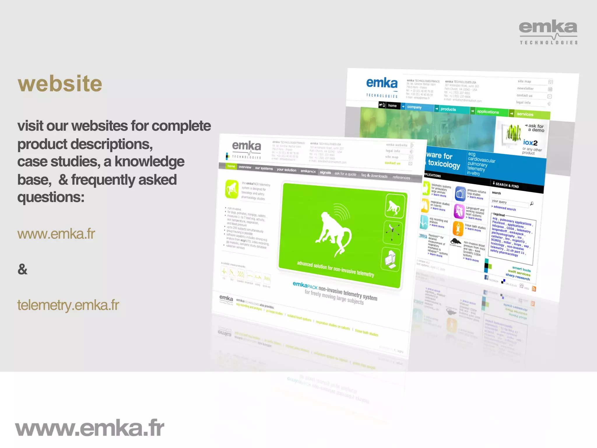 emka TECHNOLOGIES - Telemetry - emkaBELT noninvasive telemetry respiration measurement system | PDF