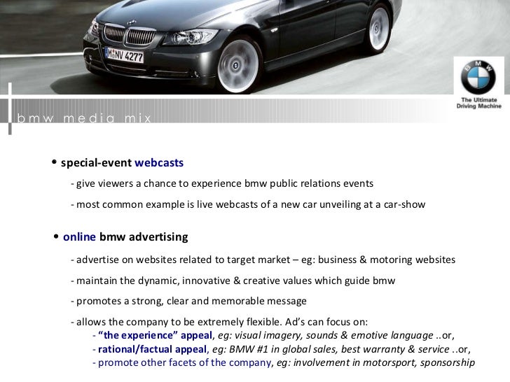 E-Marketing BMW Presentation