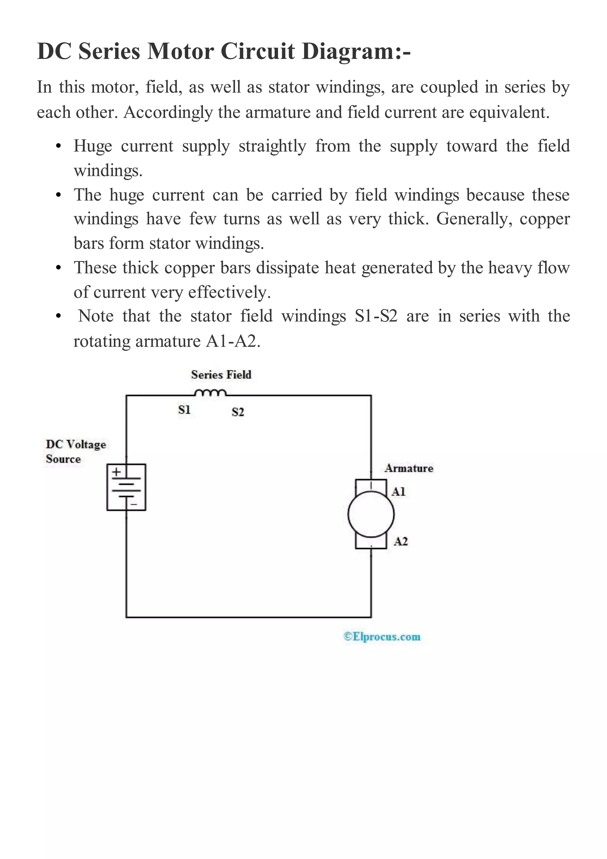 SIMULATION OF DC SERIES MOTOR CHARACTERISTICS | DOCX