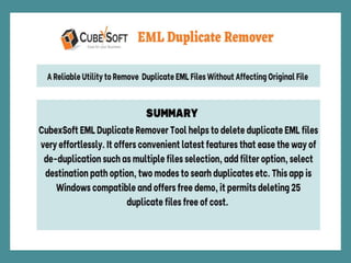 EML Duplicate Remover.pptx