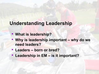 EM - Leadership [USA EMA] | PPT