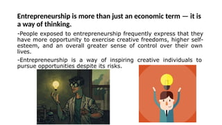 Importance of entrepreneurship in entrepreneurial mind | PPTX