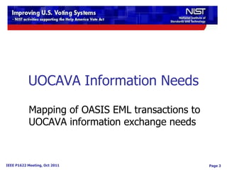 EML V7 Election Standard Overview | PPT