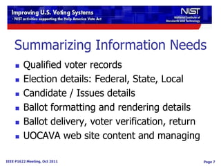 EML V7 Election Standard Overview | PPT