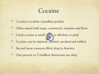 Cocaine presentation | PPT
