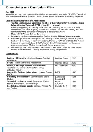 Emma ackerman cv may 2016 | DOCX