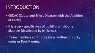 Quality Circle and CEDAC in the Food Processing Industry | PPTX