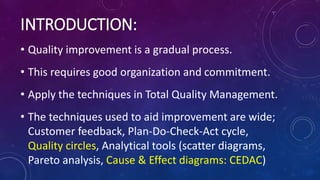 Quality Circle and CEDAC in the Food Processing Industry | PPTX