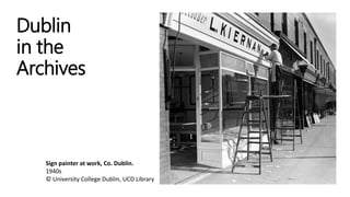 Dublin Ghost Signs | PPTX