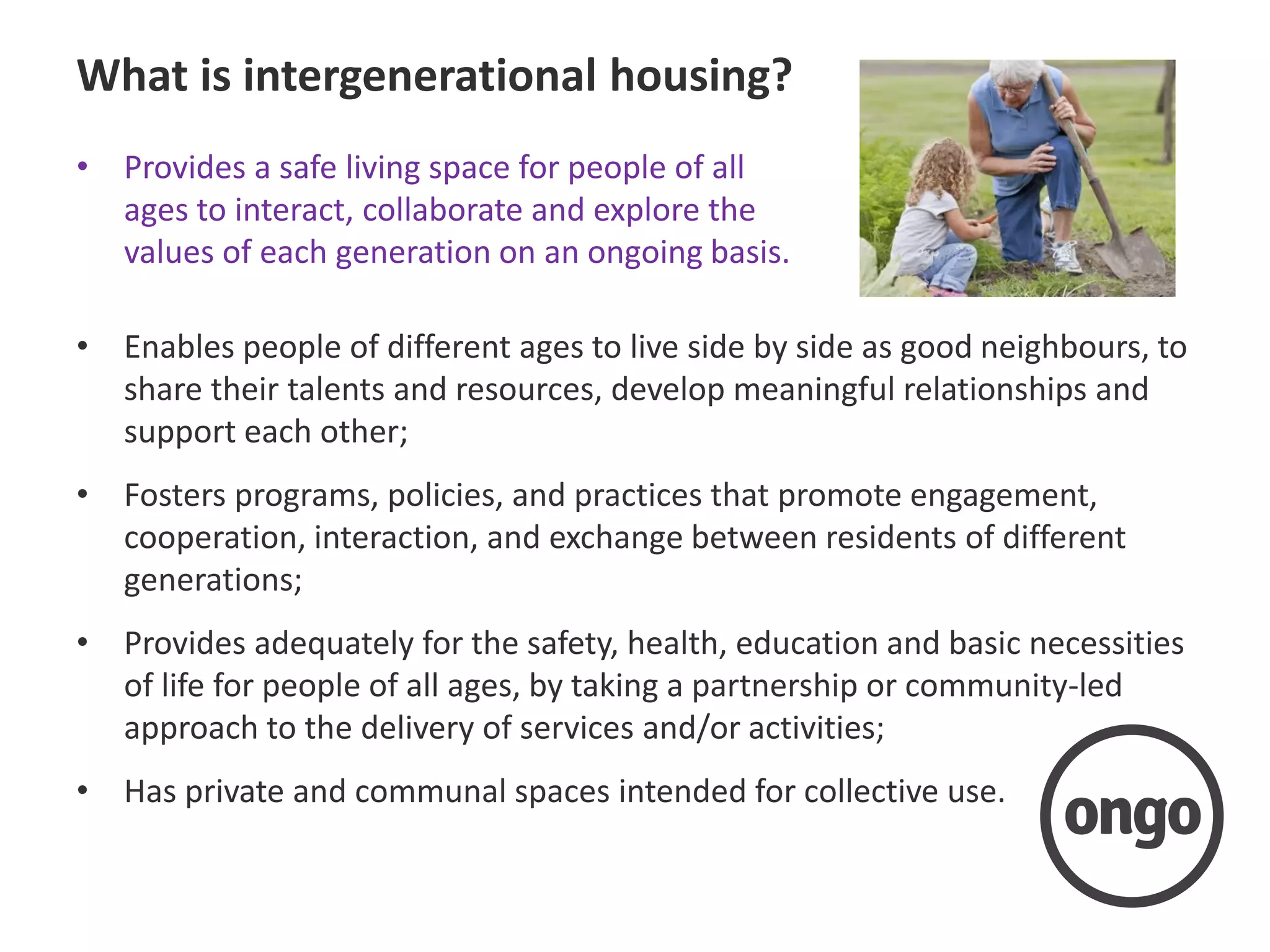 Learning from intergenerational housing projects in the USA | PDF