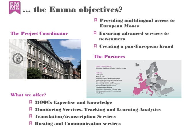 EMMA project - general presentation 2 | PPT