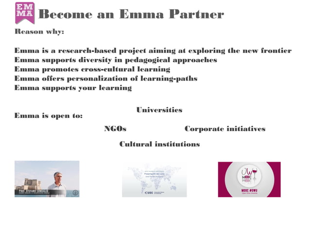 EMMA project - general presentation 2 | PPT