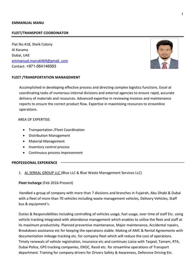 Emmanual manu cv | PDF