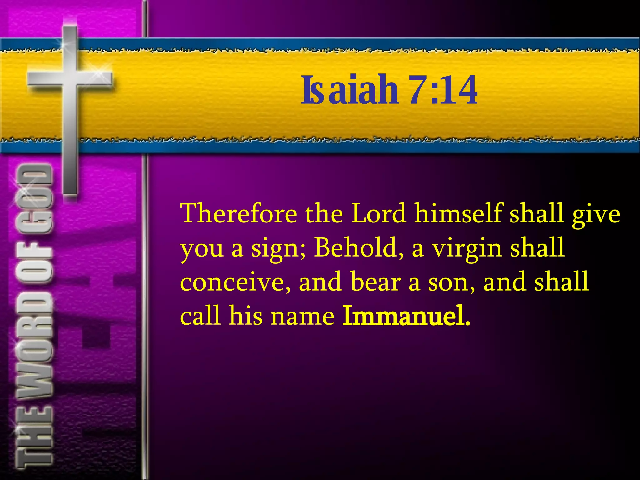 Emmanuel, God With Us | PPT