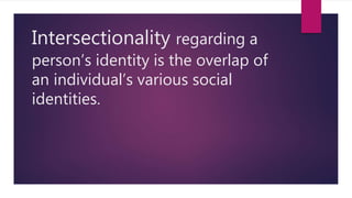 Understanding intersectionality | PPTX