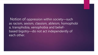 Understanding intersectionality | PPTX