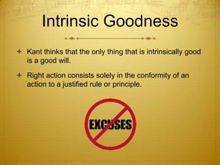 Emmanuel Kant Ethics | PPTX