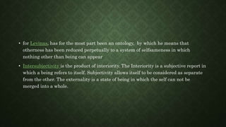 Emmanuel Levinas.pptx