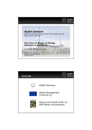 RECUWATT Conference - Emmanuel Serna lecture | PDF