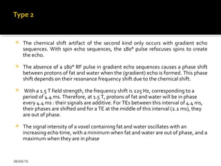 Emmanuel w. fiagbedzi presentation on MRI ARTIFACTS(WATER FAT SHIFT) | PPT