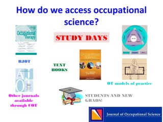 Occupational science and its application to occupational therapy ...