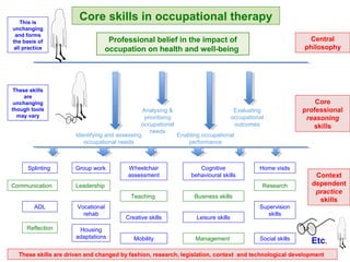 Occupational science and its application to occupational therapy ...