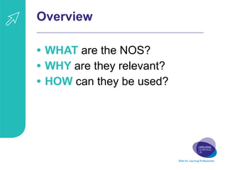 Using NOS to support you and your service | PPT