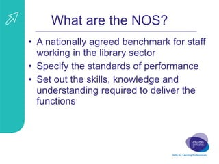 Using NOS to support you and your service | PPT