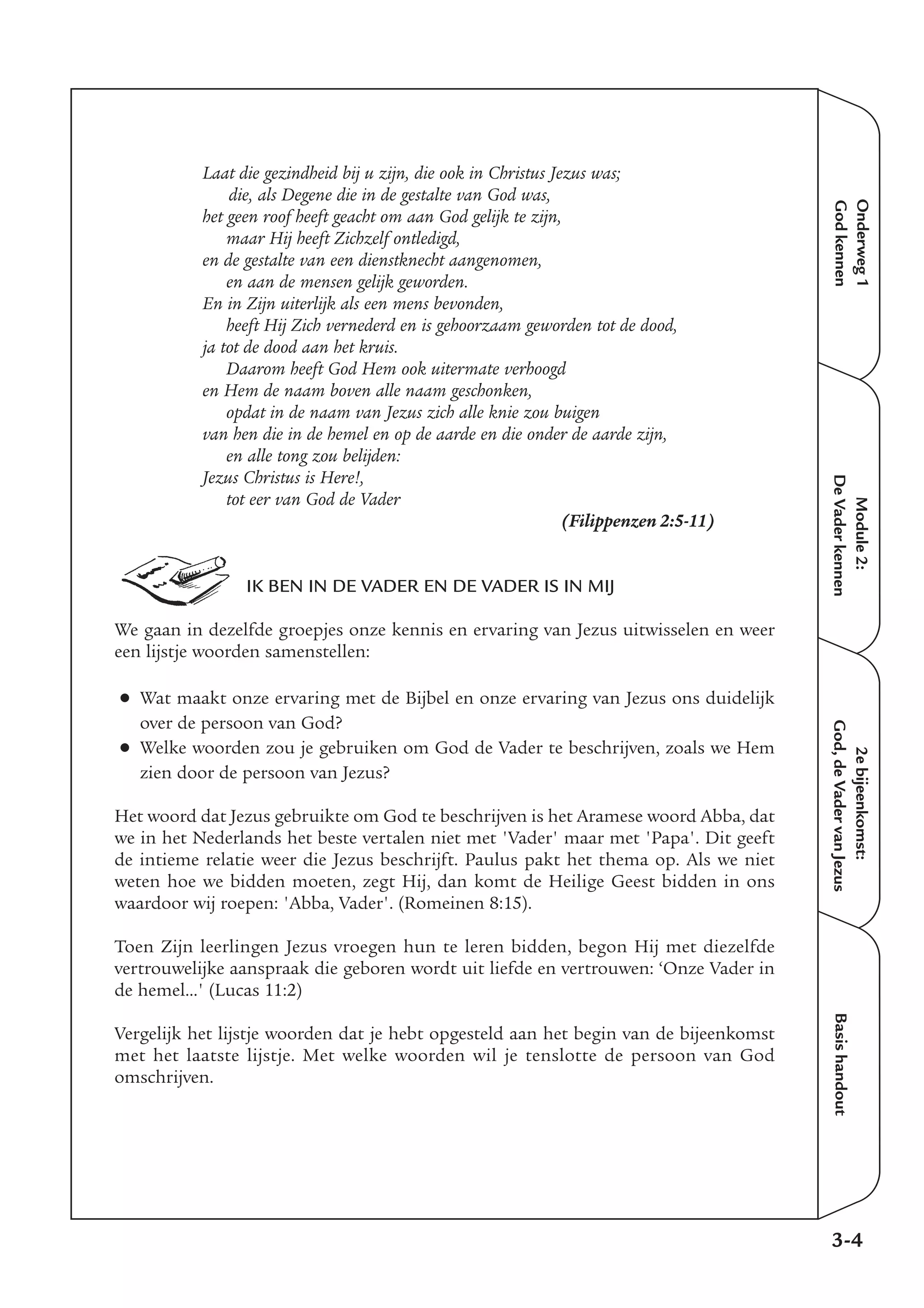 Emmaus handouts-onderweg-1 | PDF | Christianity | Religion & Spirituality