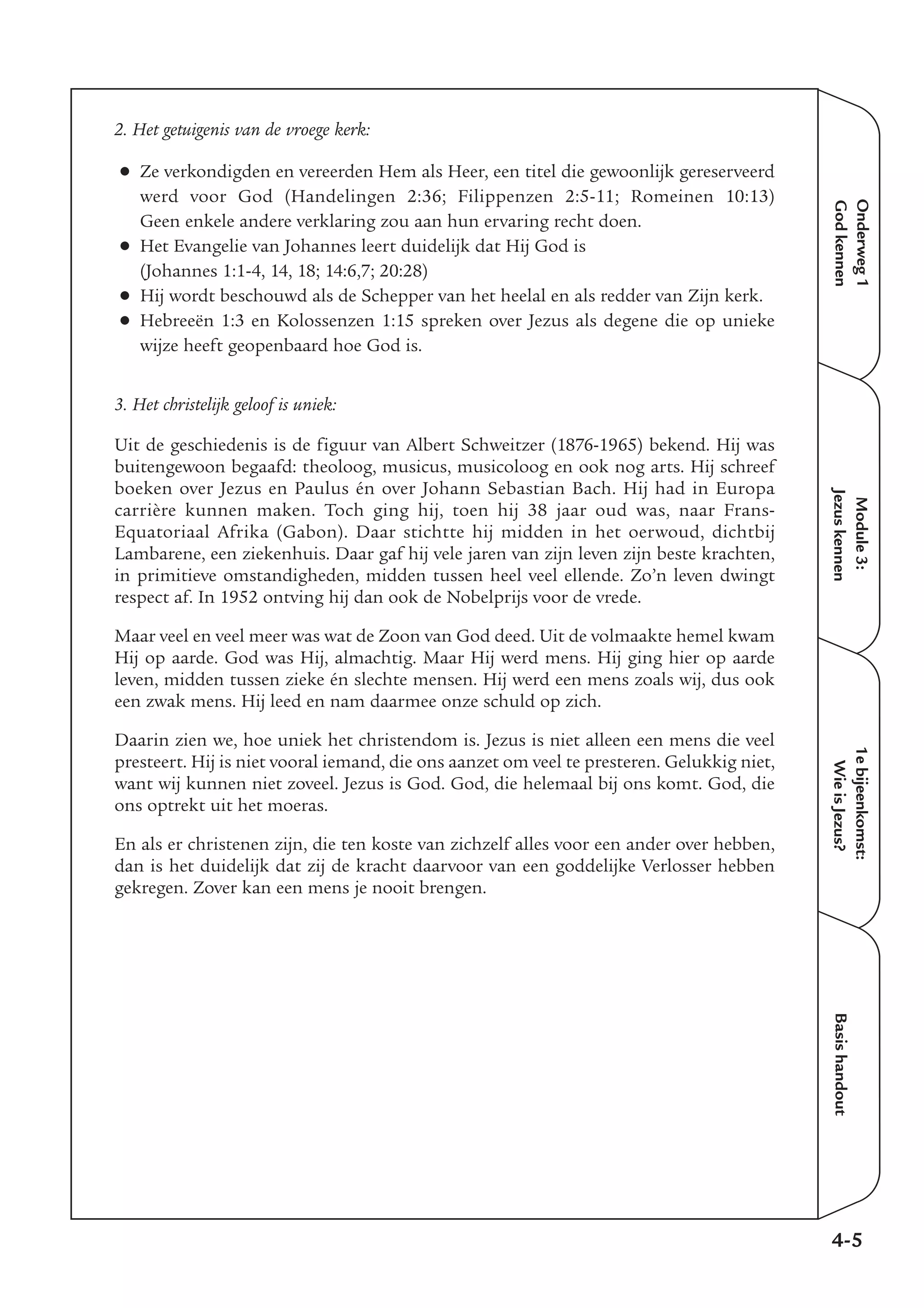 Emmaus handouts-onderweg-1 | PDF | Christianity | Religion & Spirituality