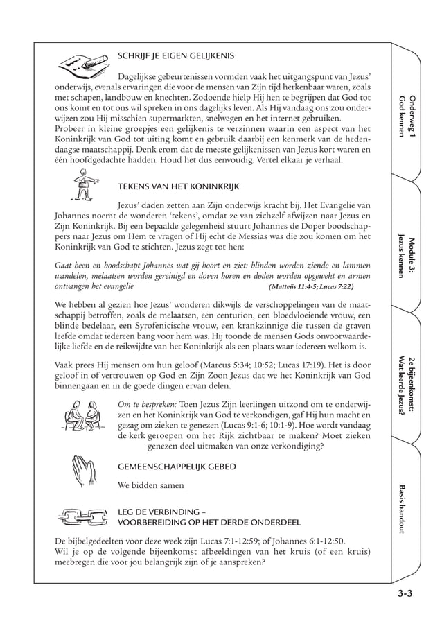 Emmaus handouts-onderweg-1 | PDF
