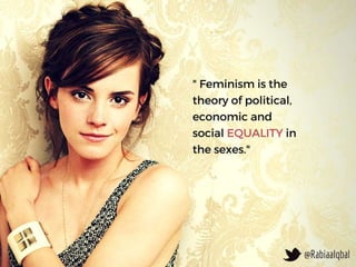 Emma Watson's Sacred Quotes On Feminism | PPTX