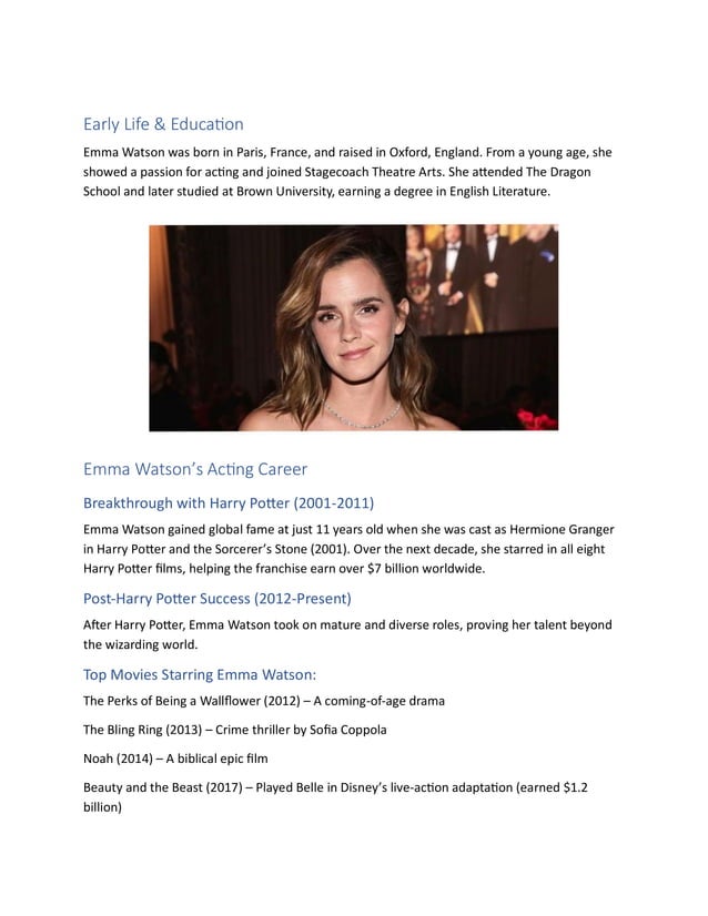 Emma Watson Biography The Celeb Post.pdf