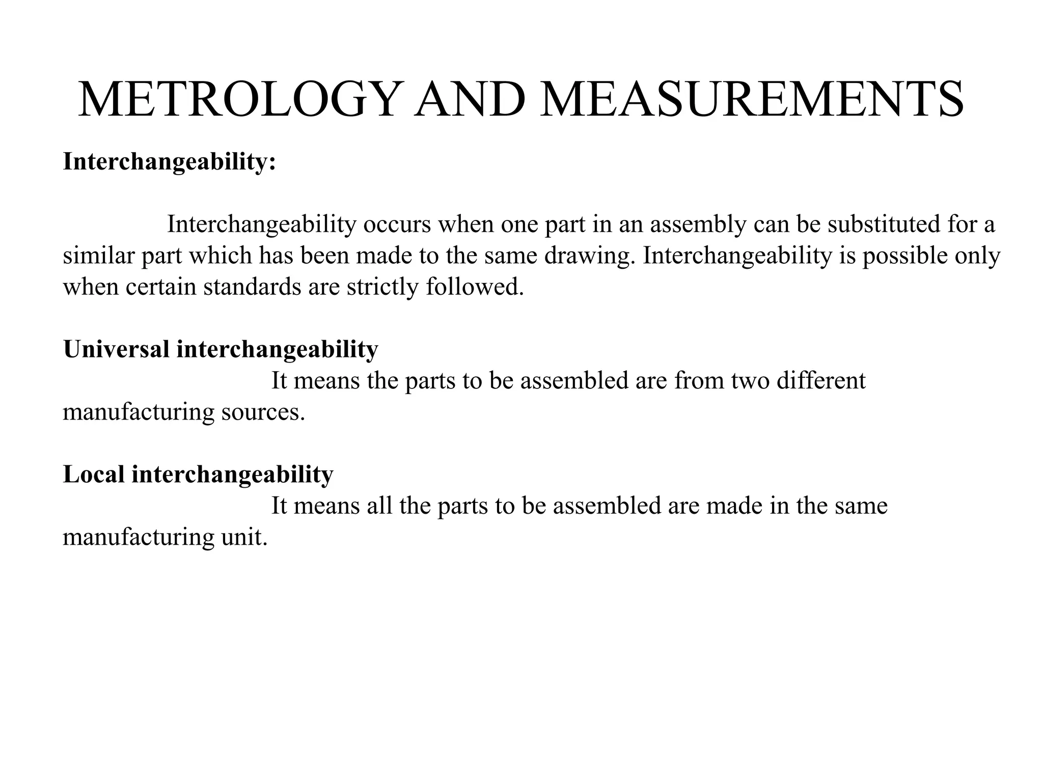 Metrology and Measuremenrt | PPTX