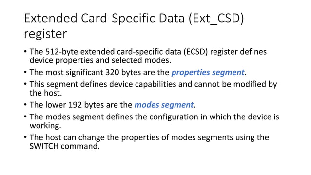 eMMC Embedded Multimedia Card overview | PPTX