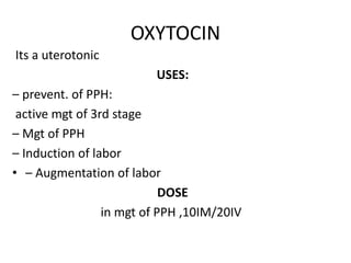 EMMERGENCY OBS DRUGS group c-1.pptx