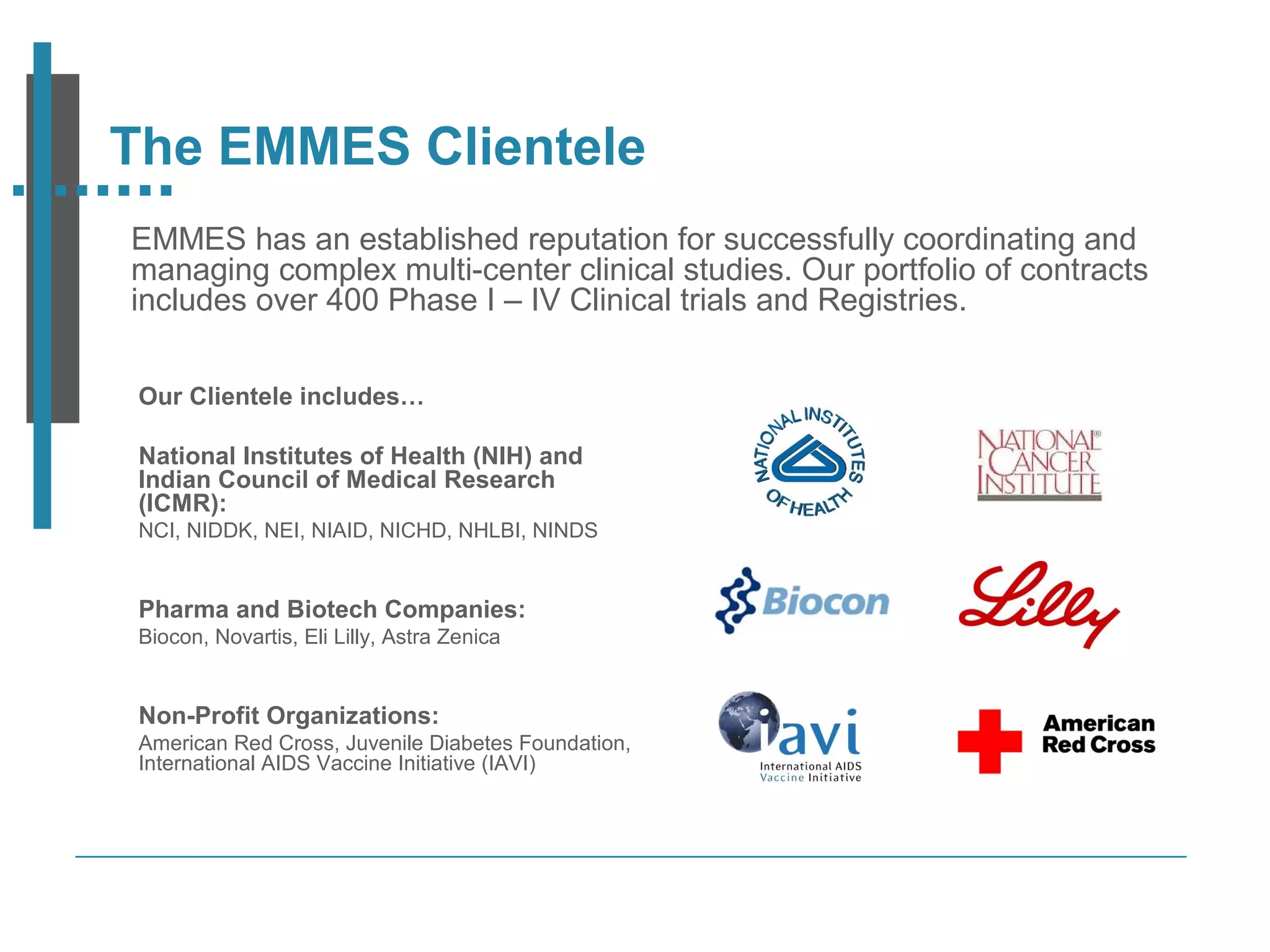 EMMES Corporate Presentation | PPT