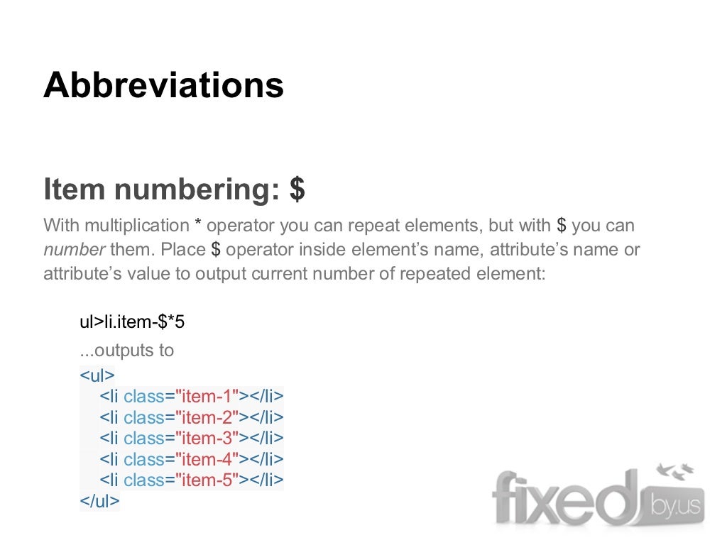 Css Abbreviations Vendor Prefixes 