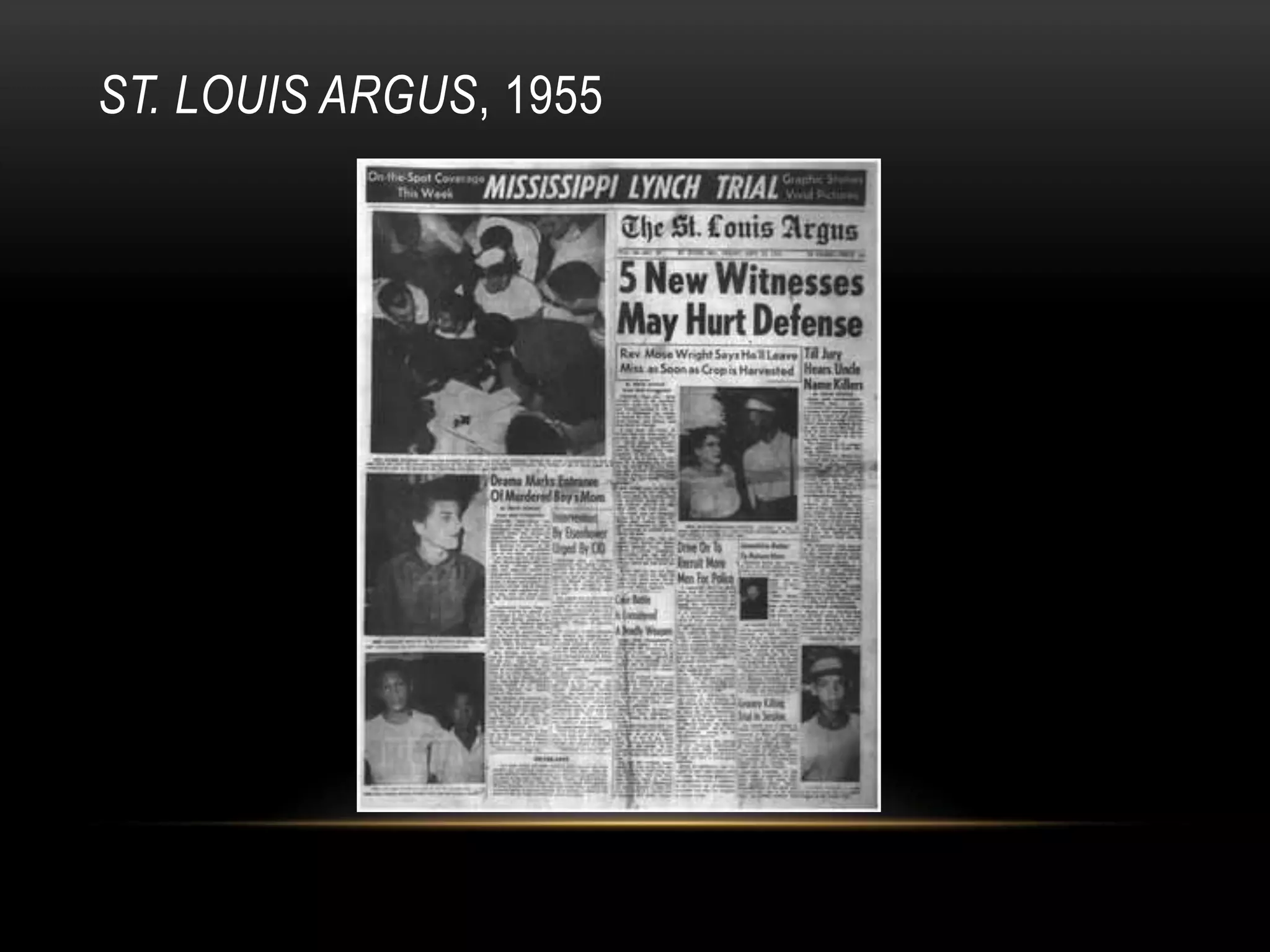 Emmett Till Articles | PPTX