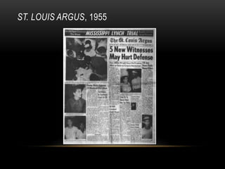 Emmett Till Articles | PPTX