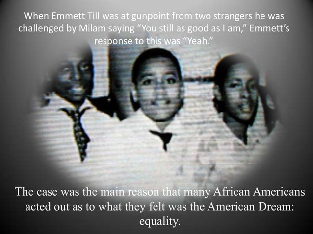Emmett till case powerpoint | PPTX | Crime & Harmful Acts to ...