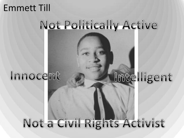Emmett till case powerpoint | PPTX | Crime & Harmful Acts to ...