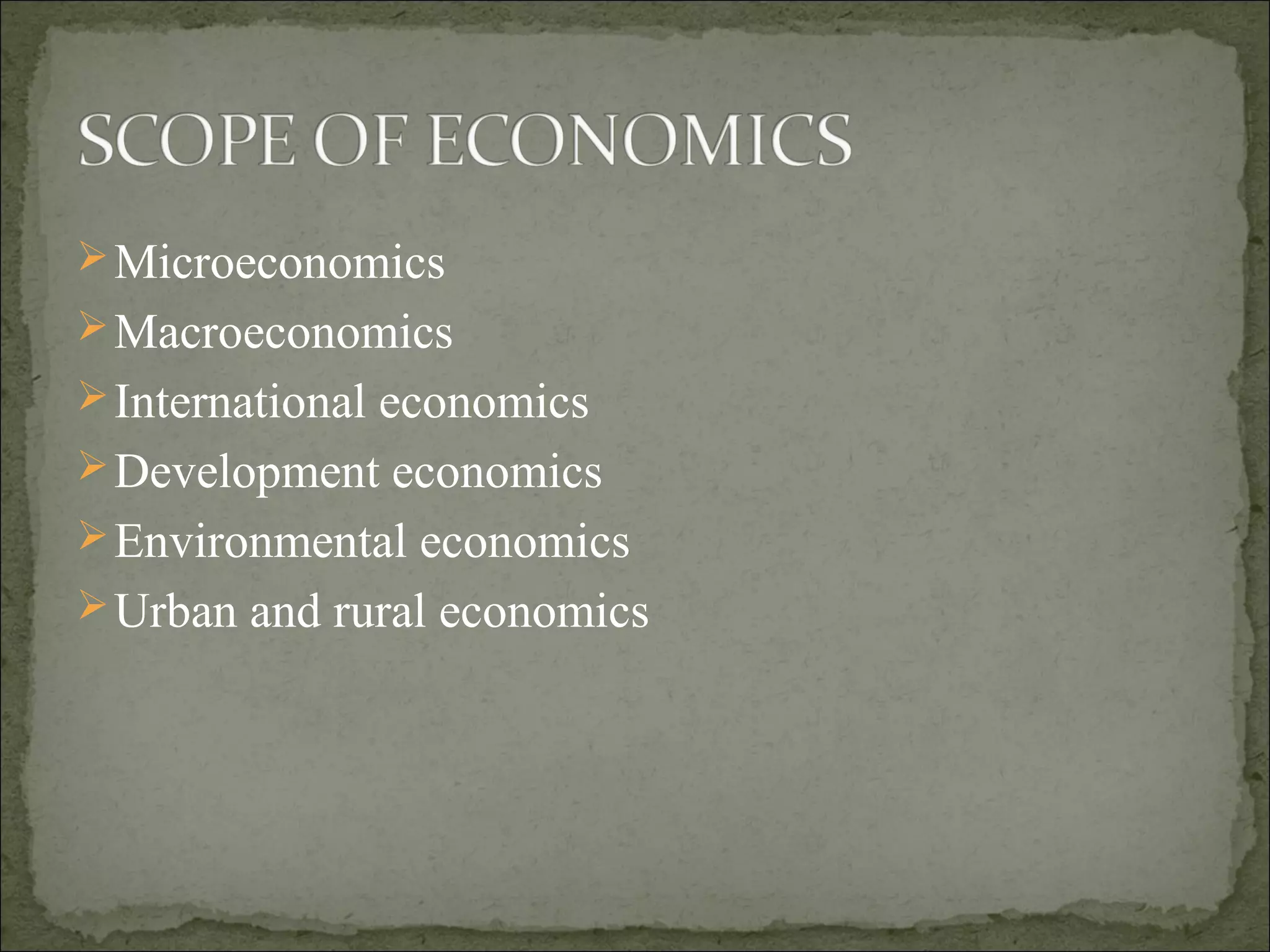 Introduction to Economics ,Nature and scope of economics | PPT
