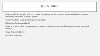 Private criminal prosecutions | PPT