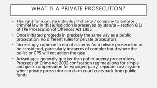 Private criminal prosecutions | PPT
