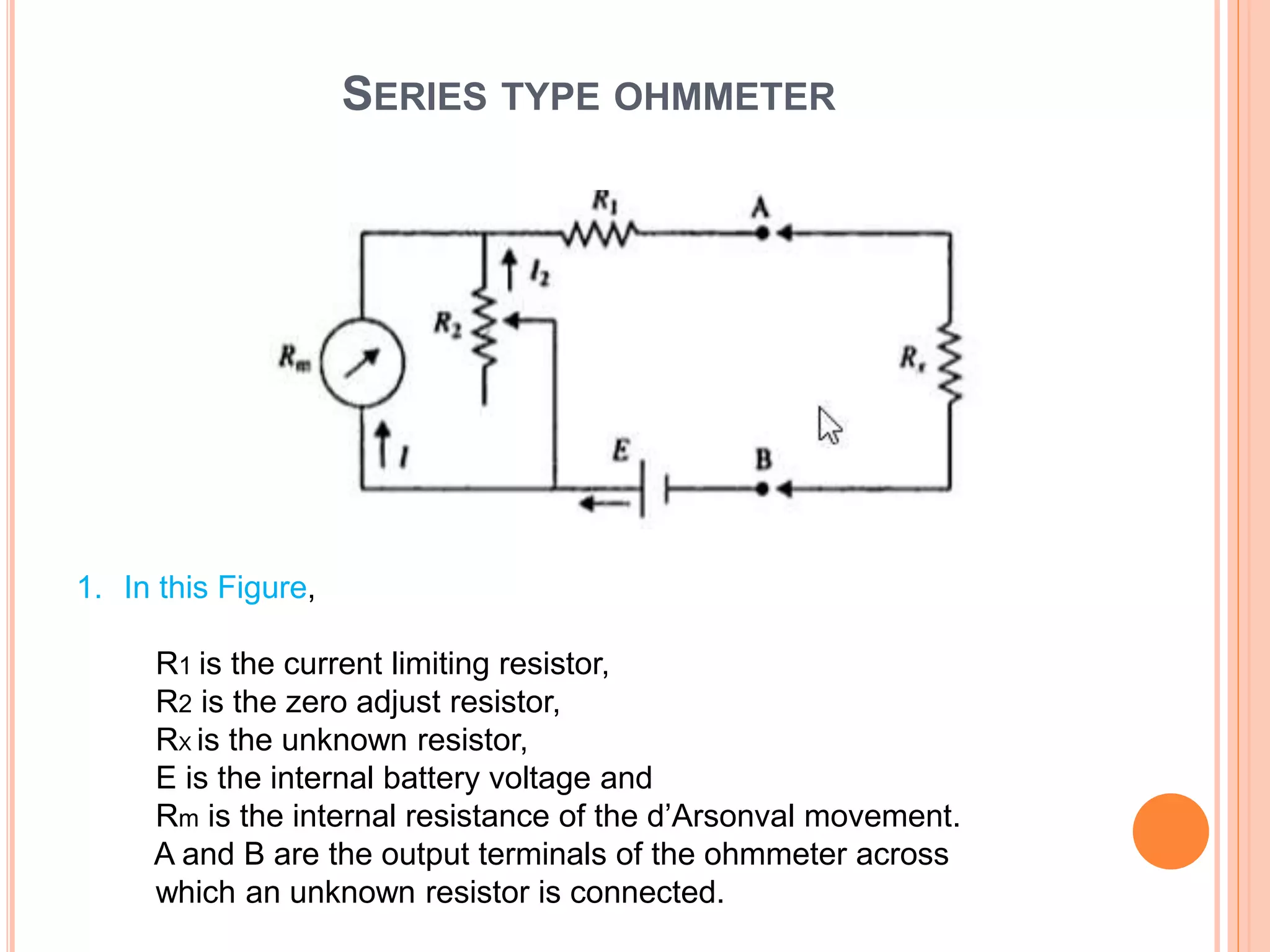 type of ohmmeter | PPTX