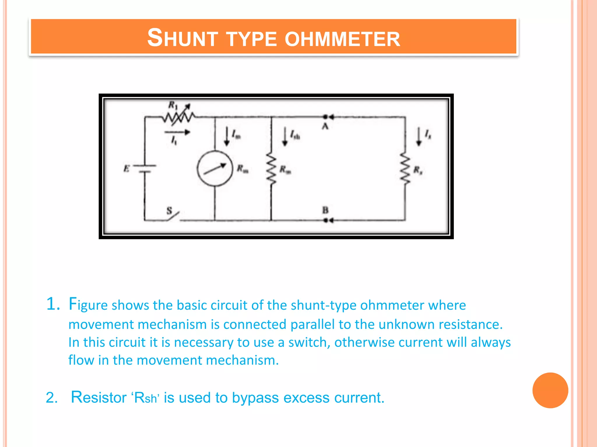 type of ohmmeter | PPTX