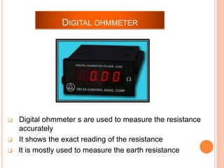 type of ohmmeter | PPTX